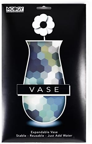 MODGY Expandable Flower Vase Plastic Decorative Modern Vases Green ...