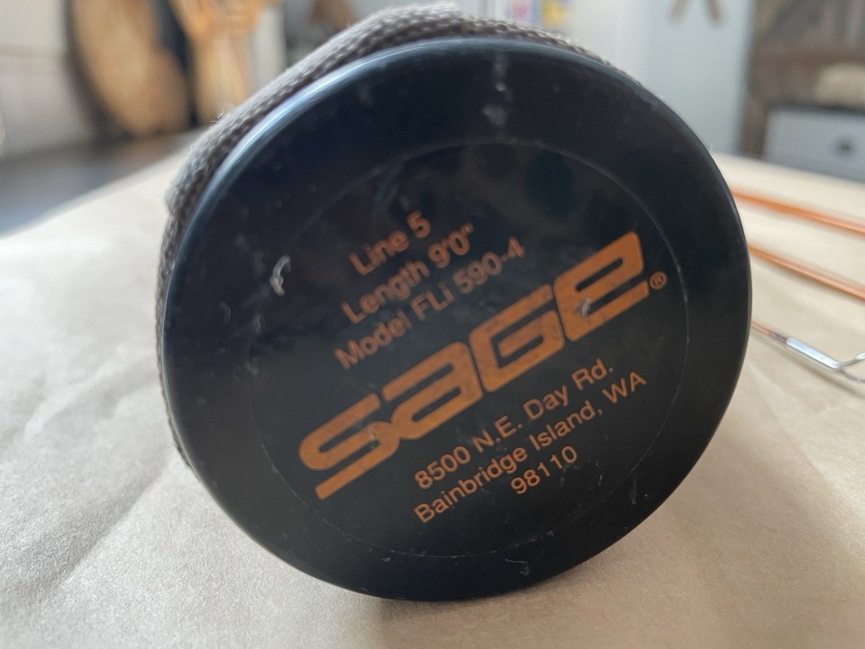 Sage Fli 590-4 9 Foot 5 Weight Fly Fishing Rod - Top 3 Pieces and Rod ...