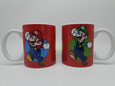 Set Of 2 Nintendo Super Mario Coffee Mugs Mario & Luigi | eBay