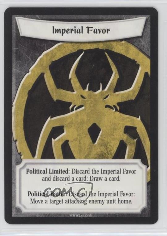 1995-2015 Legend of the Five Rings L5R CCG Promos Imperial Favor Spider ...
