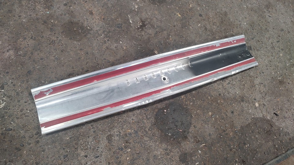 Plymouth Barracuda Formula S Fastback Trunk Lid Trim Panel 1969 Only #1 ...