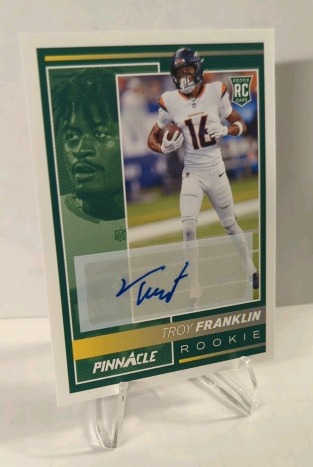2024 Encore Rookie Auto Troy Franklin RC /199 Denver Broncos 🐎 | eBay