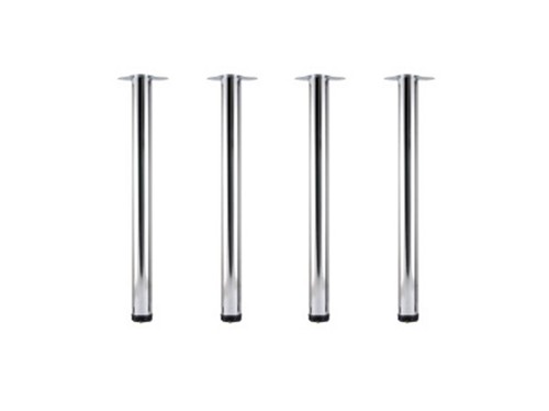 Round Office Desk Table Leg - Screw on - Set of 4 | eBay Australia