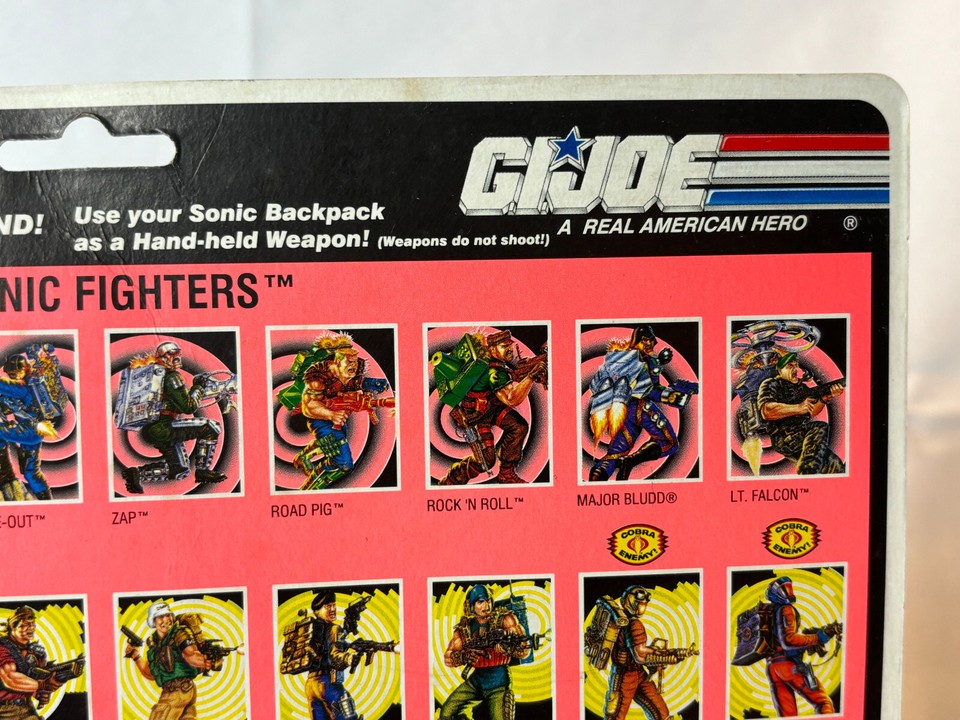 1990 Hasbro GI Joe SUPER SONIC FIGHTER ZAP Action Figure in Sealed ...