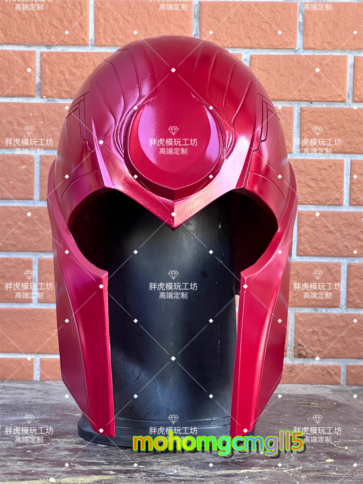 Marvel X-Men Magneto Cosplay Helmet 1:1 Red Full Mask Hallween Party ...