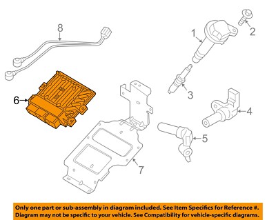 FORD OEM-ECM PCM ECU Engine Control Module Computer FL1Z12A650AANP | eBay