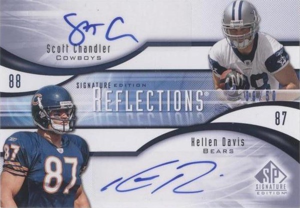 2009 SP Signature Edition - Reflections Signatures #R-JC Scott Chandler ...