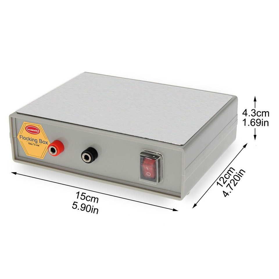 Evemodel Flocking Box Static Grass Flocking Applicator Machine Model ...