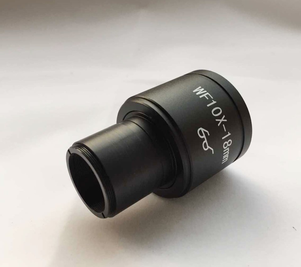 New WF10X /18 10x Measuring Microscope Eyepiece Reticle Graticule Scale ...