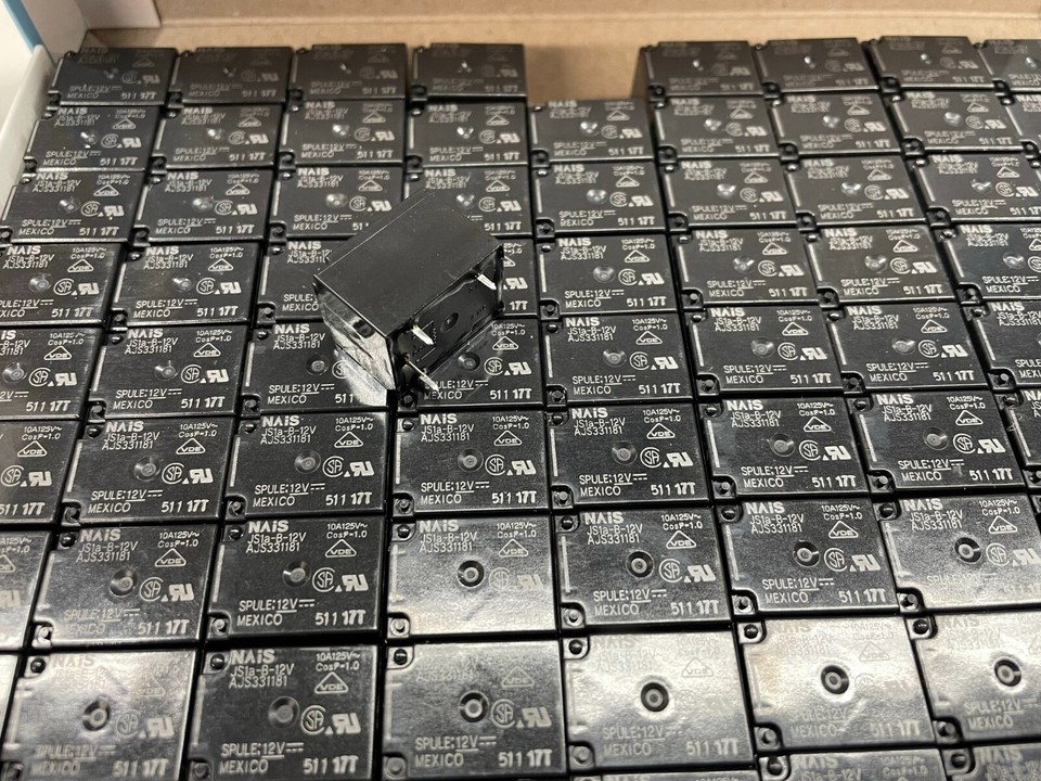 **100-PCS Panasonic JS1A-B-12V General Purpose Relay SPST-NO 1 Form A ...