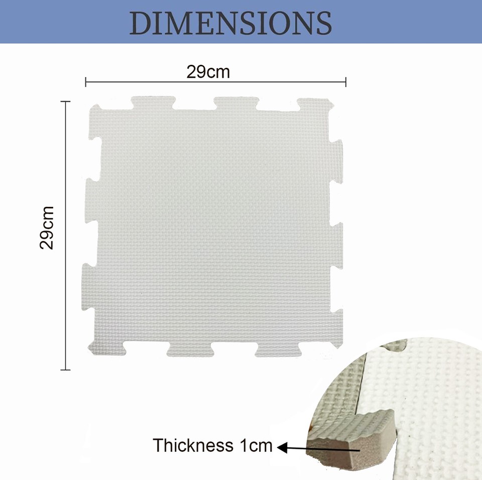 Interlocking Soft foam Play Mats For Children Baby Play Room Garden ...