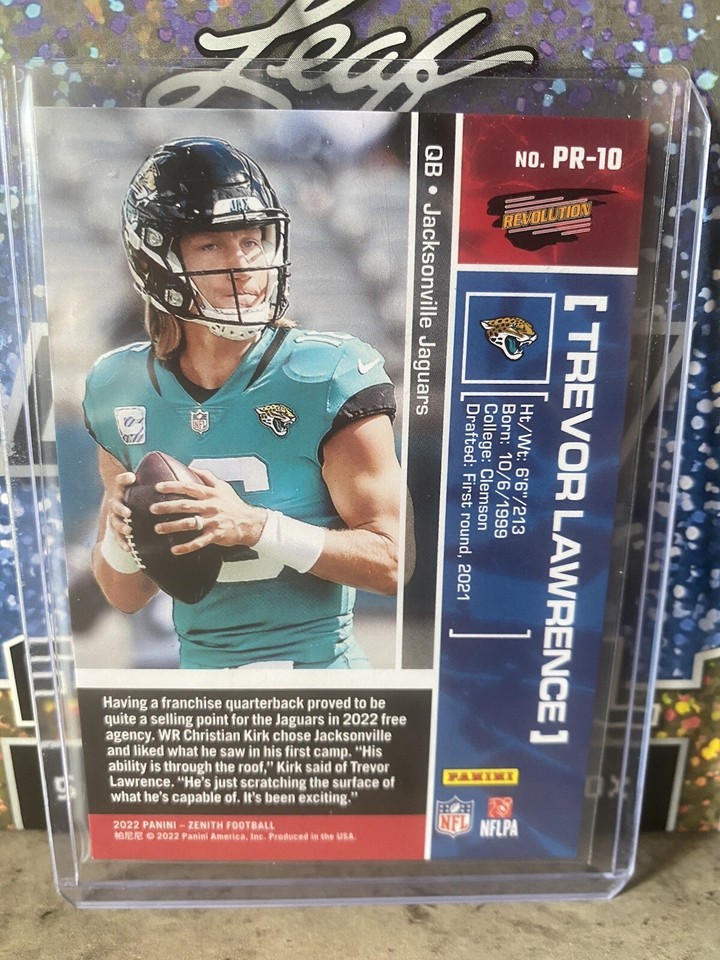 2022 Panini Zenith - Pacific Revolution #PR-10 Trevor Lawrence ...