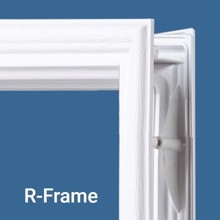 Universal White 22x36 9-Lite Entry Door Frame Replacement Kit -Glass ...