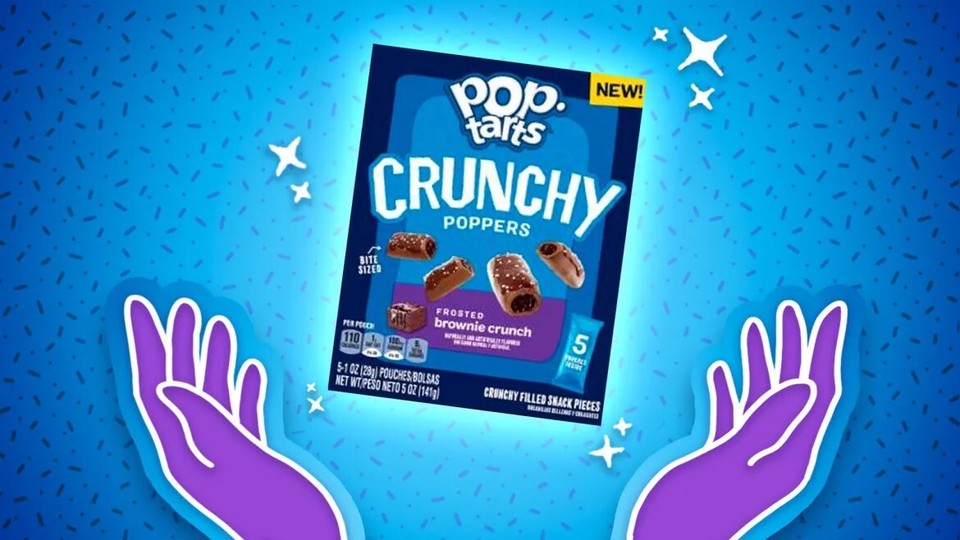 🔴 New Exclusive Pop Tarts Crunchy Poppers Frosted Brownie Chocolate ...