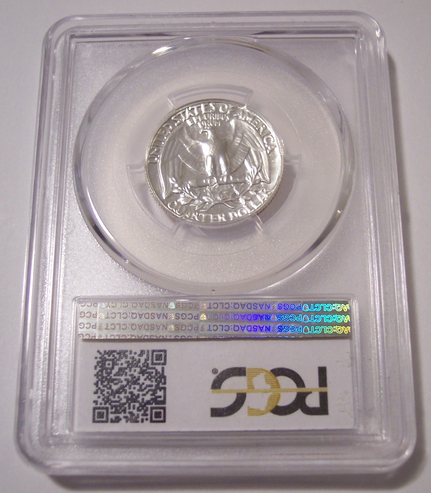 1956 Washington Quarter Reverse Die Gouge Variety Proof FS-701 PR65 ...