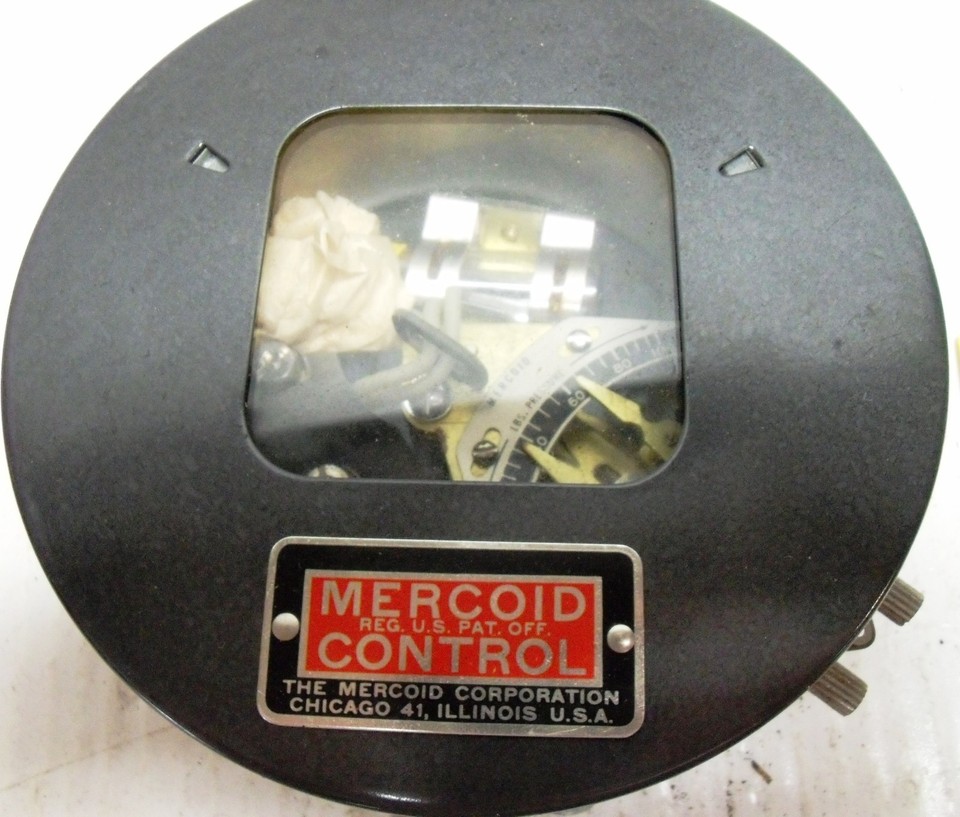 Mercoid Control With Sealed Mercury Contact Switches 120-240V 3/4HP 3 ...
