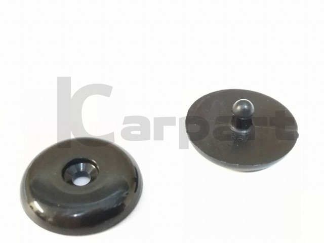 Original VW 3 Point Safety Seat Belt Knob Black - 443857847b 4pk for ...
