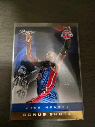 2012-13 Prestige Bonus Shots Gold /249 Greg Monroe #102 Pistons | eBay