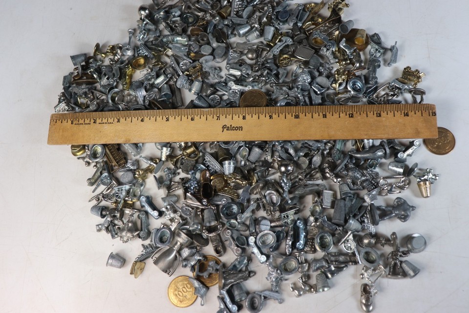 VTG & Modern Monopoly Metal Tokens Lot ~400 Pieces, Mixed Game Pieces ...