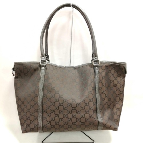Gucci 265695 525040 Dark Brown Condition Gg Pattern Tote Bag | eBay