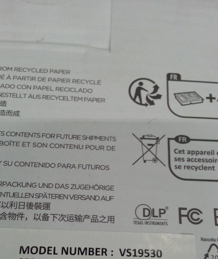 LOGITECH VS19530 M Series M1X Smart LED Projector 150 Lumens 5.5mm | eBay