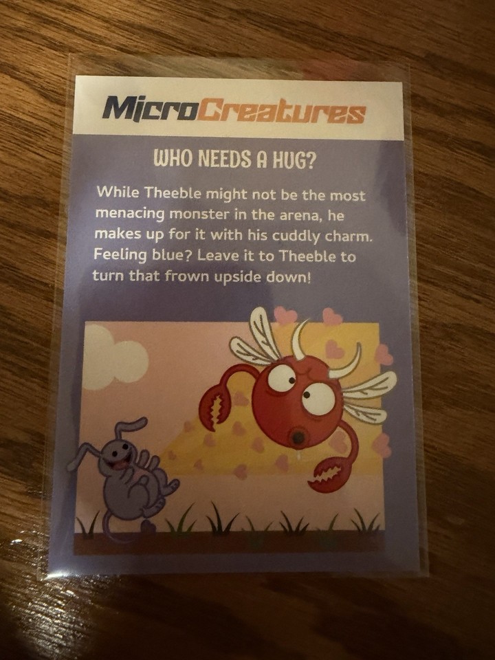 Greg's Rare Trading Card - MicroCreatures Theeble - Diary of a Wimpy Kid GENUINE | eBay