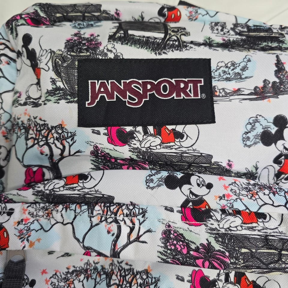 Jansport Disney SuperBreak Mickey Mouse Backpack Day in the Park Print ...