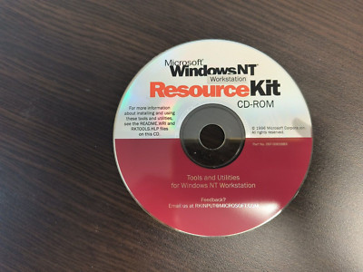 Windows NT Resource Kit, CD-ROM | eBay