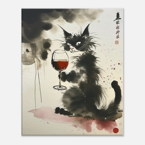 Grumpy Cat Canvas Wall Art Canvas 16x20 Home Decor Unique Gift for Cat ...