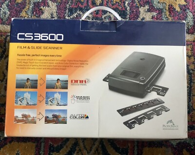 Pacific Image Electronics Film & Slide Scanner CS3600 Negative/Positive ...