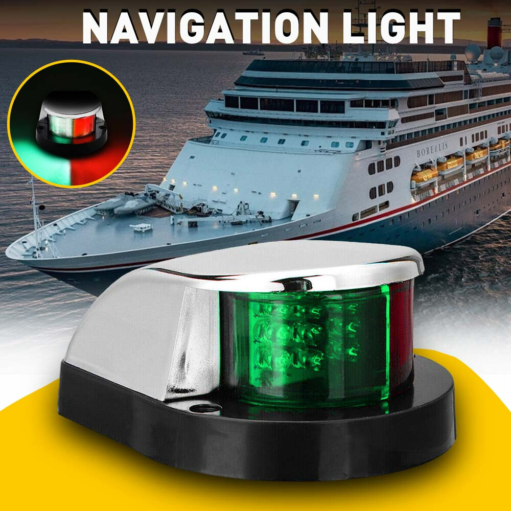 Boat Navigation Lights Red and Green LED Marine Navigation Light Boat ...