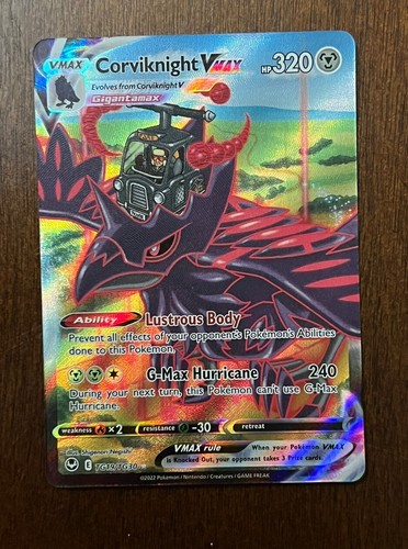 Pokémon TCG Corviknight VMAX SWSH12: Silver Tempest Trainer Gallery ...