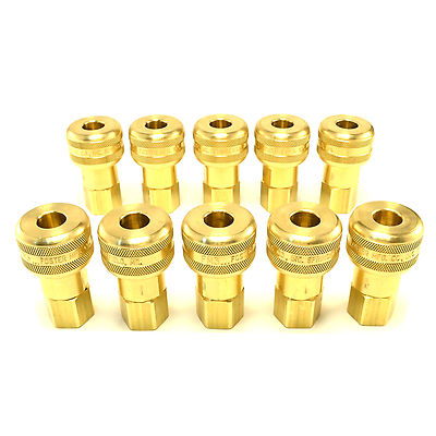 10pc Foster Quick Connect 1/4" Female NPT Air Hose Coupler M Style ...