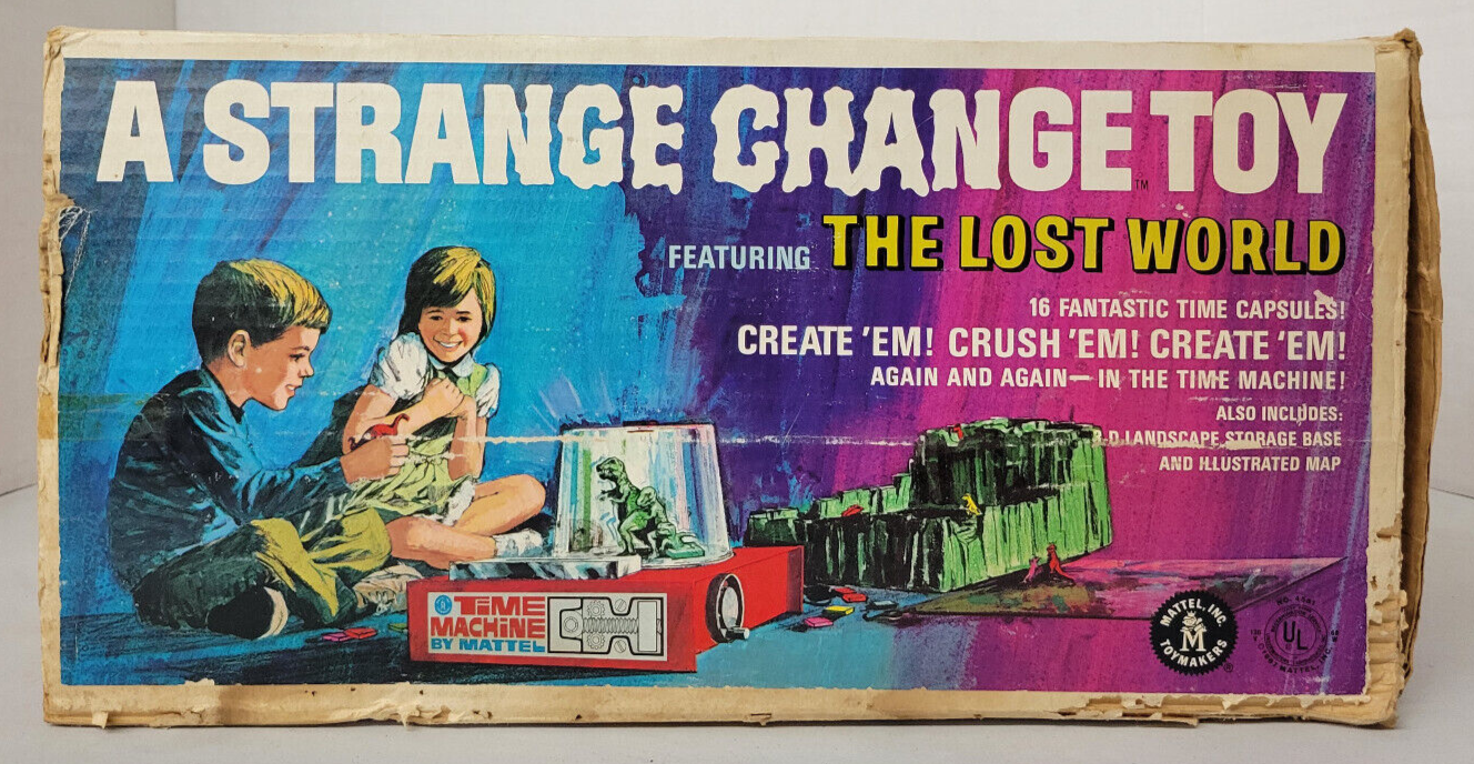 Vintage Mattel A Strange Change Toy Featuring The Lost World In Box | eBay