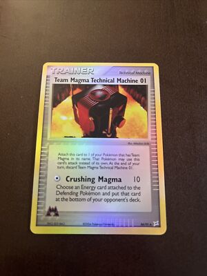 Pokemon TCG Trainer Team Magma Technical Machine 01 84/95 Uncommon NM ...