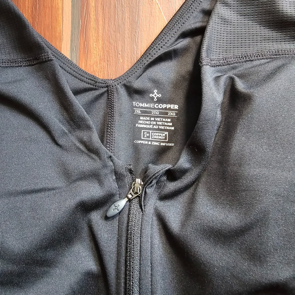 Tommie Copper Women's Shoulder Comfort Bra W Front Zip Posture Support ...