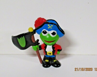 1989 Sesame Street Muppets Applause KERMIT PIRATE PVC Figure | eBay