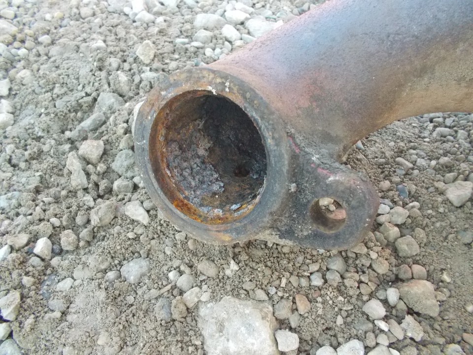 Case 401D 401 Tractor ORIGINAL diesel engine intake manifold w/ pipe ...