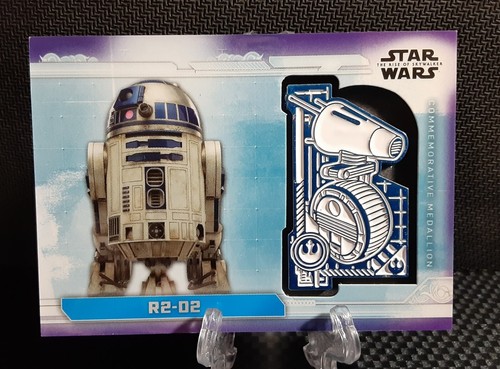 Topps Star Wars Rise Of Skywalker R2-D2 64/99 SP Purple Medallion Card ...