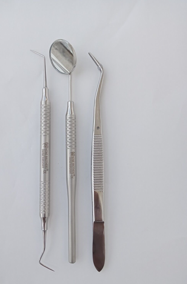 Dental Examination Set Basic Diagnostic Kit Hollow Handle | eBay