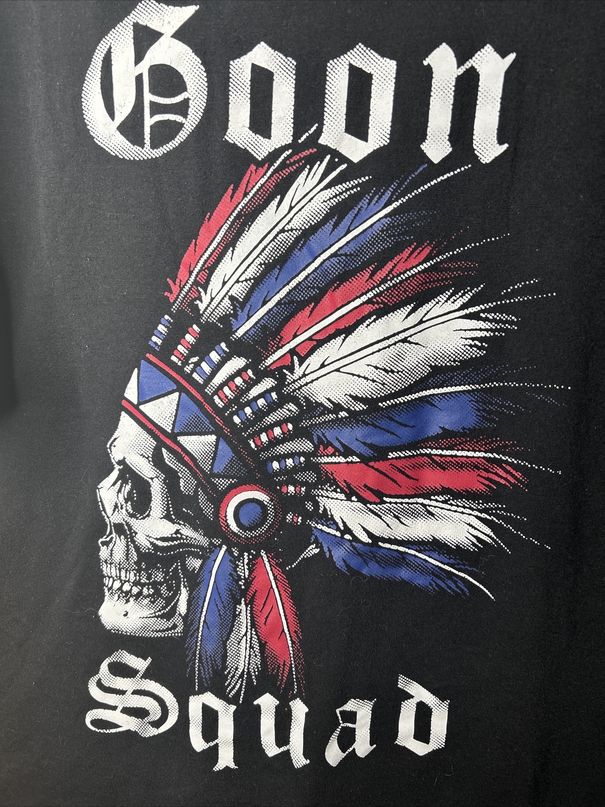 Goon Squad Indian Skull Patriot 2XL Men’s Tshirt Amer… - Gem