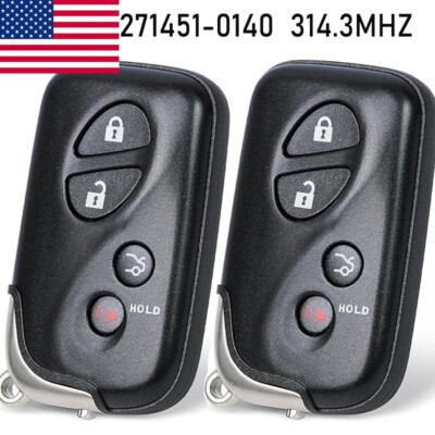 2 for Lexus GS300 GS430 IS250 350 ES350 Smart Keyless Remote Key Fob ...