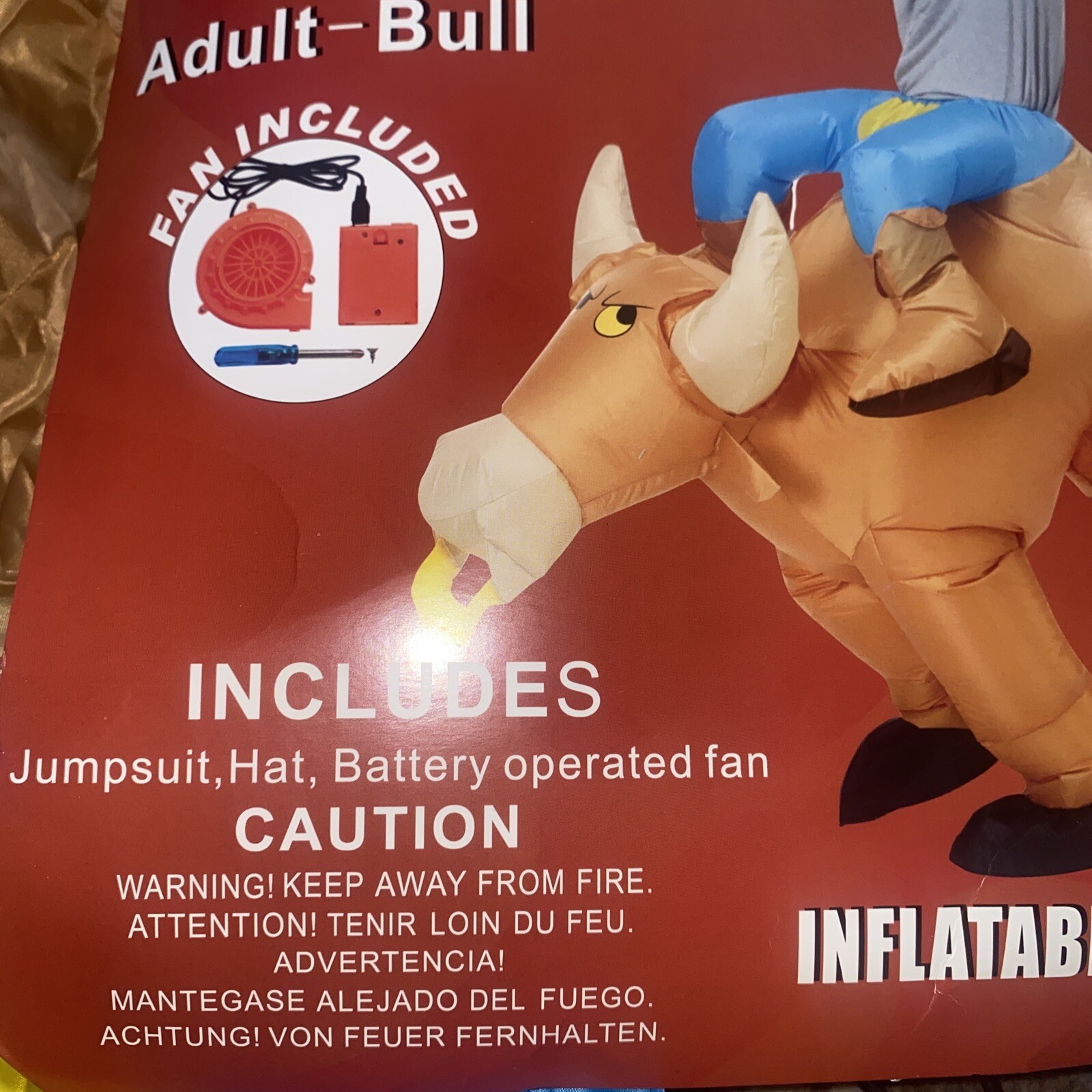 kooy adult bull riding inflatable costume Tested Works - Gem