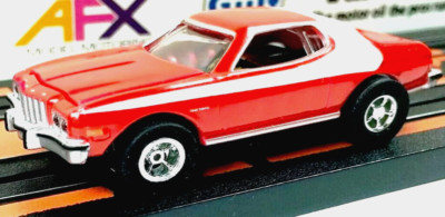 Ho Slot Cars, Starsky & Hutch, Striped Tomato Interceptor, Autoworld ...