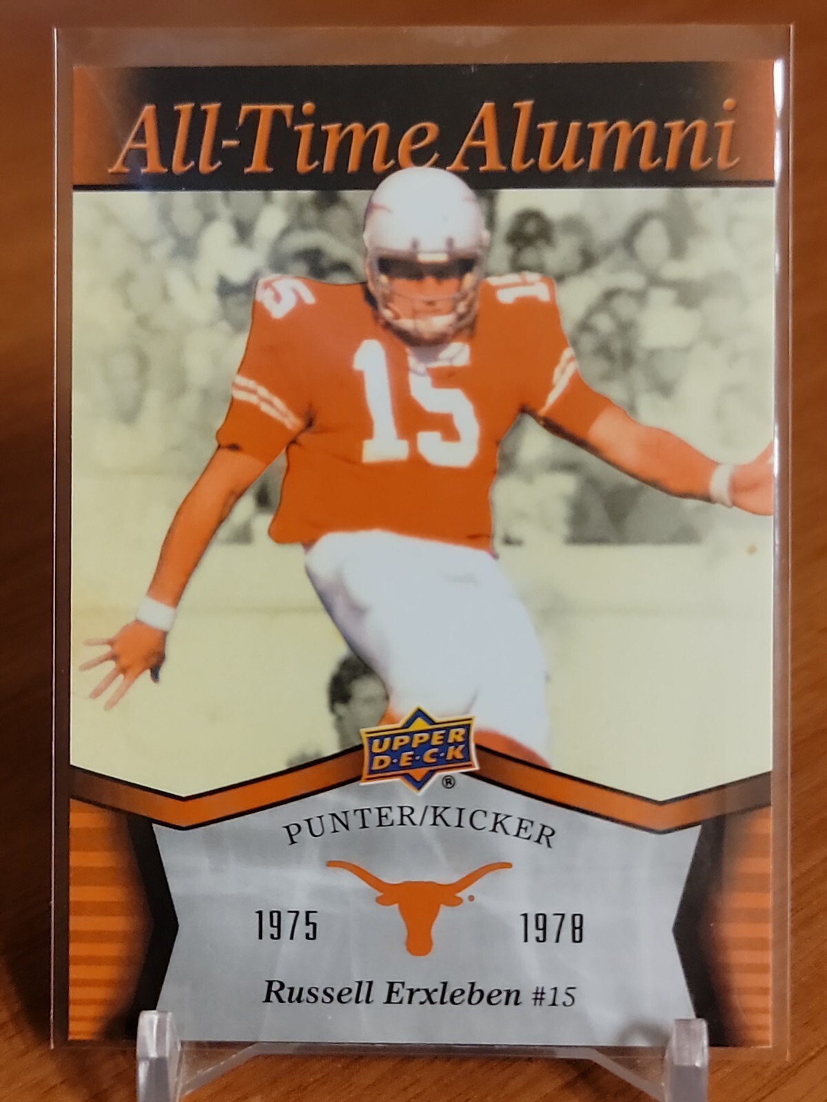 2011 Upper Deck University of Texas All-Time Alumni Russell Erxleben # ...