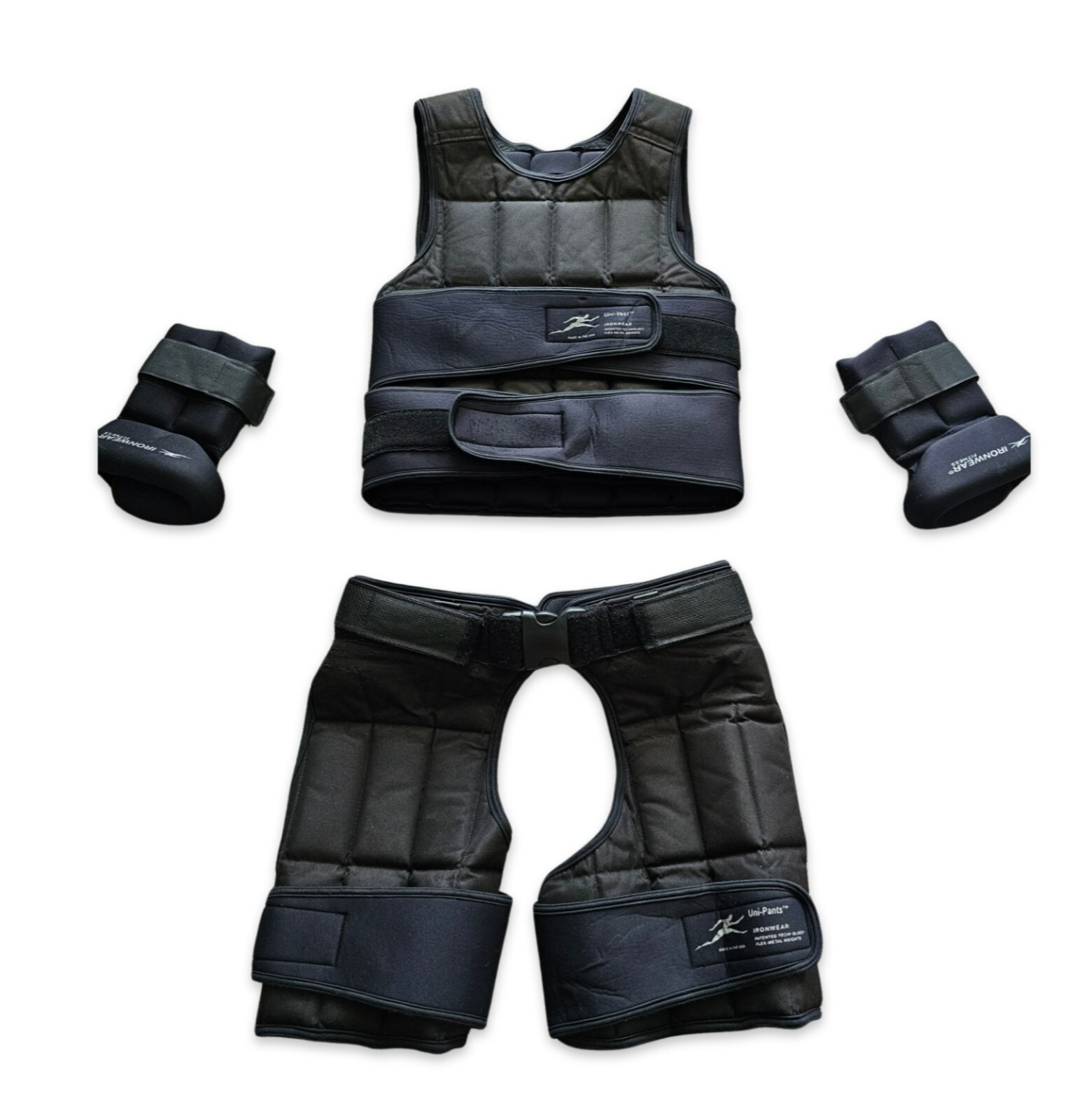 Ironwear Terminator Weighted Suit - Adjustable - Includes 48 LBS ...