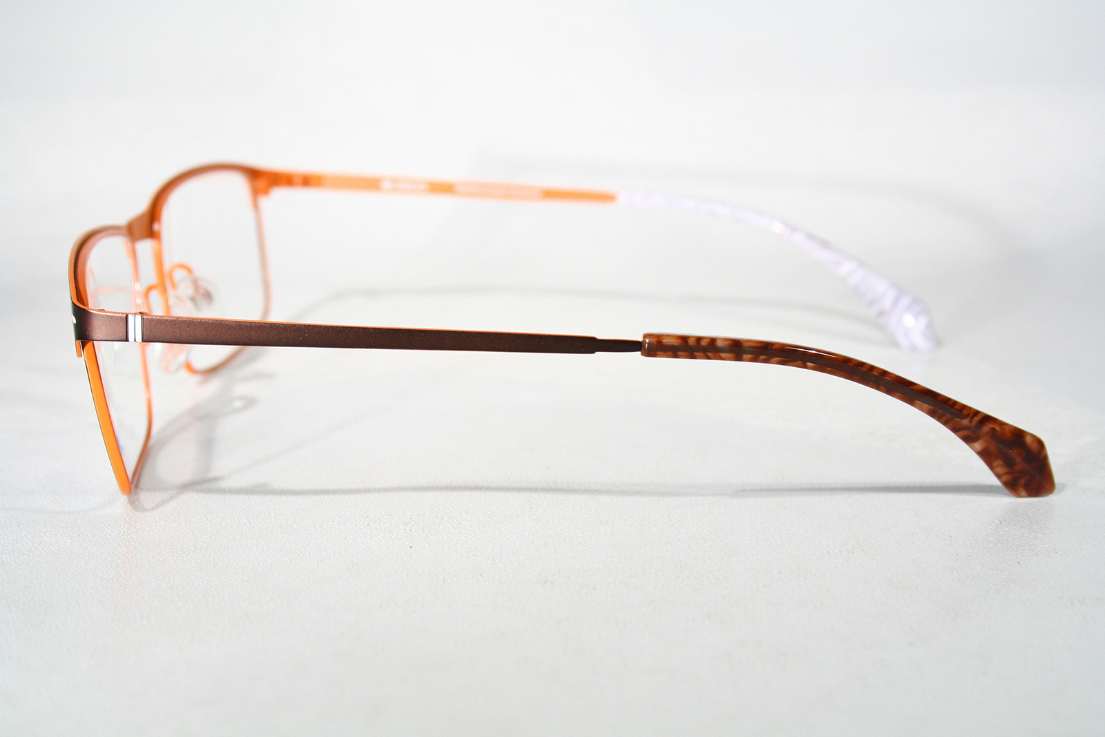 New JISCO 'Blau' Unisex Contemporary Brown Size Large Eyeglasses Frames ...