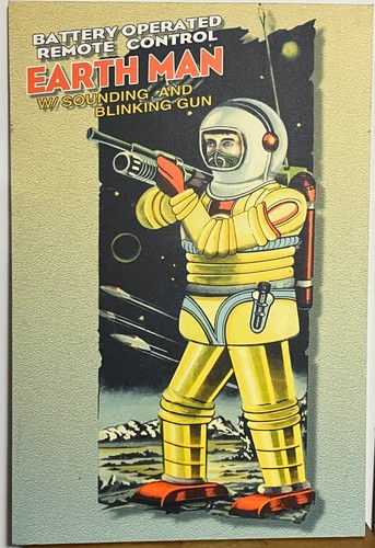 LARGE EARTHMAN ROBOT CANVAS PRINT FULL COLOR AND BEAUTIFUL | eBay