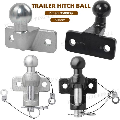 Tow Bar Towing Ball and Pin Coupling 50mm Tow Ball Heavy Duty High ...