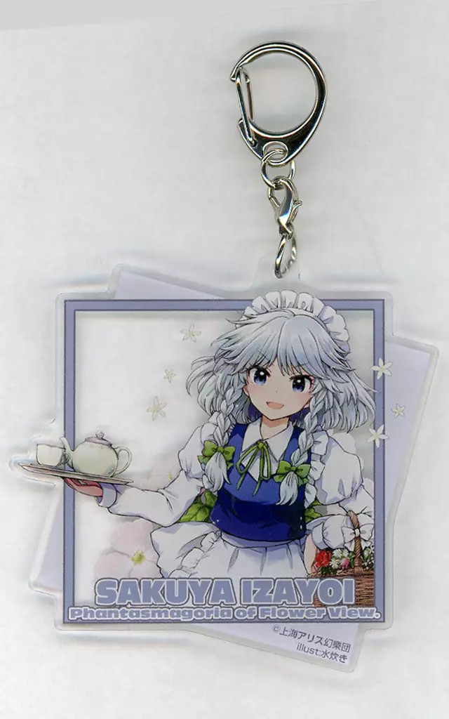 Izayoi Sakuya Acrylic Keyholder Touhou 8cm | eBay